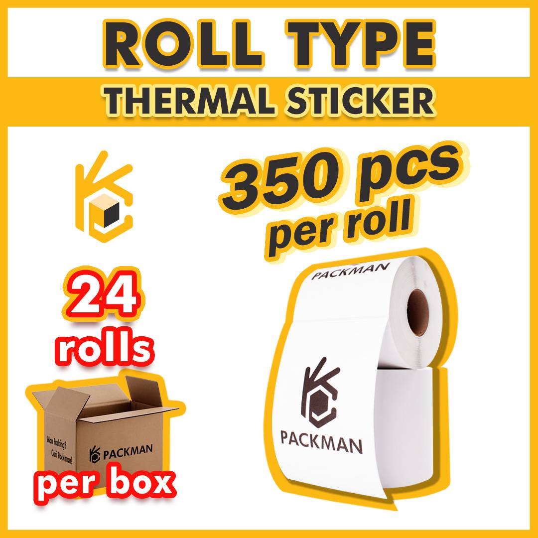 (1 BOX) Thermal Sticker / Label Sticker (FOLD/ROLL) 100mm*150mm