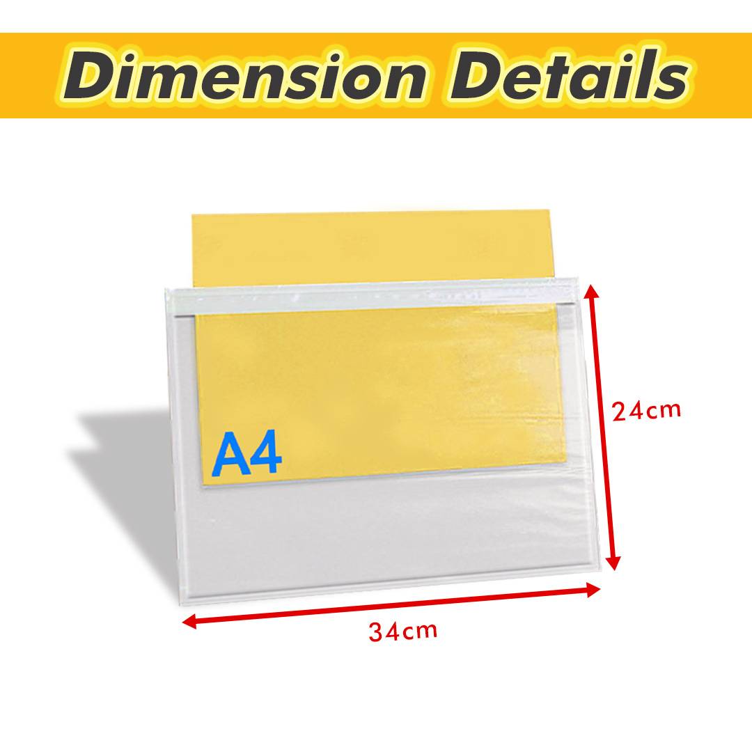 (BOX) Consignment Note Pocket A4/A5/A6