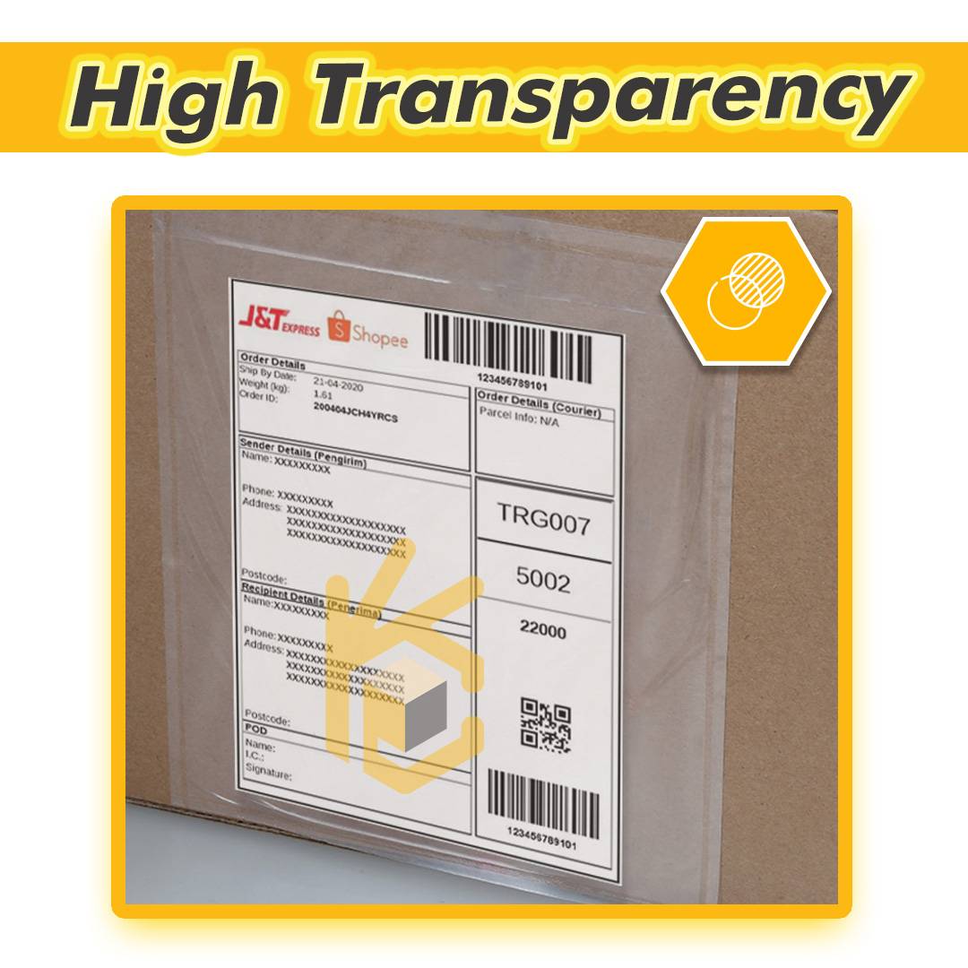 (BOX) Consignment Note Pocket A4/A5/A6