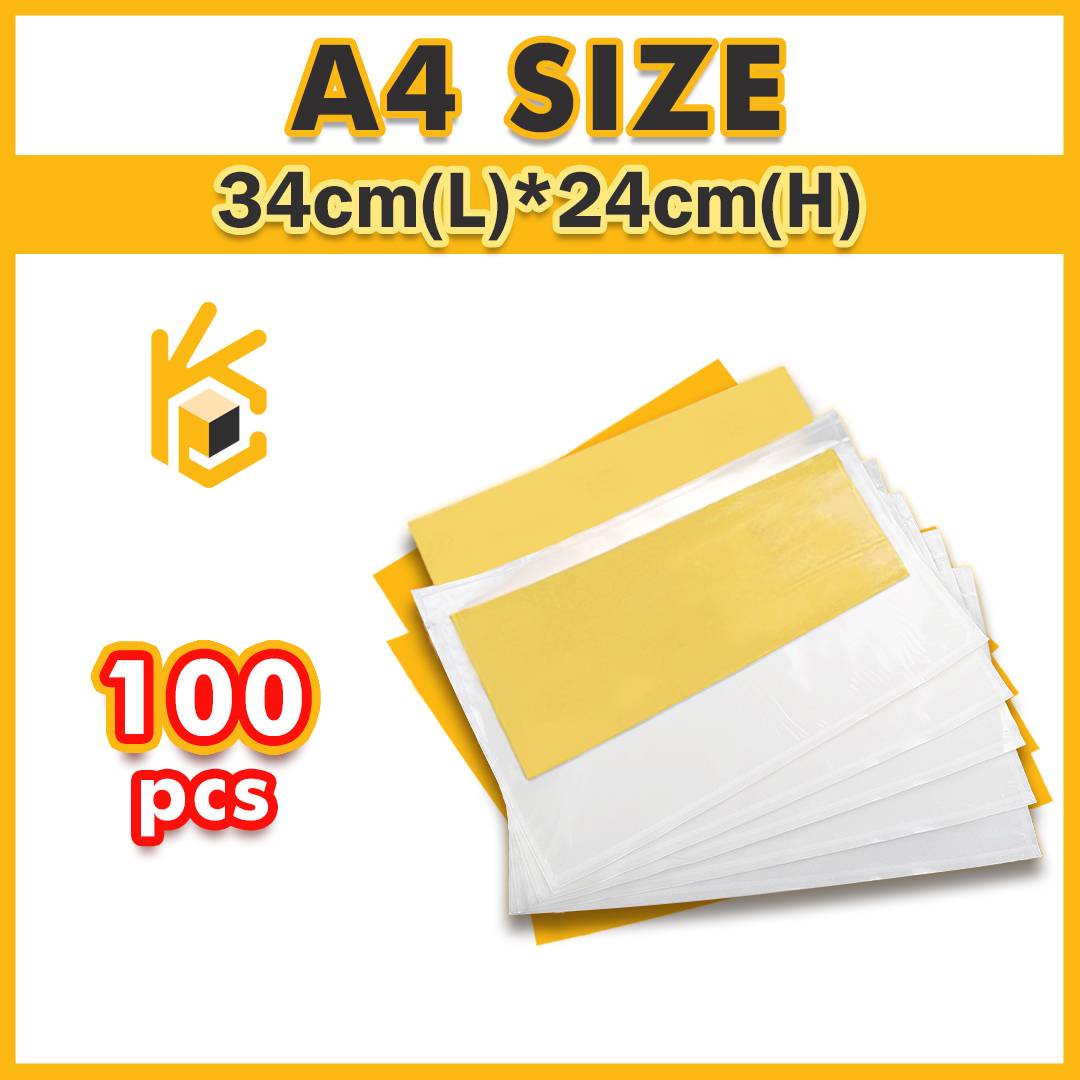 (BOX / PACK) Consignment Note Pocket