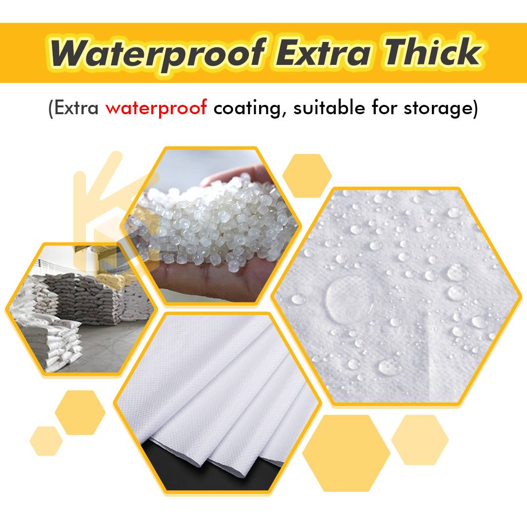 Guni/Gunny Stack Bag - White Extra Thick (10pcs/Bundle)