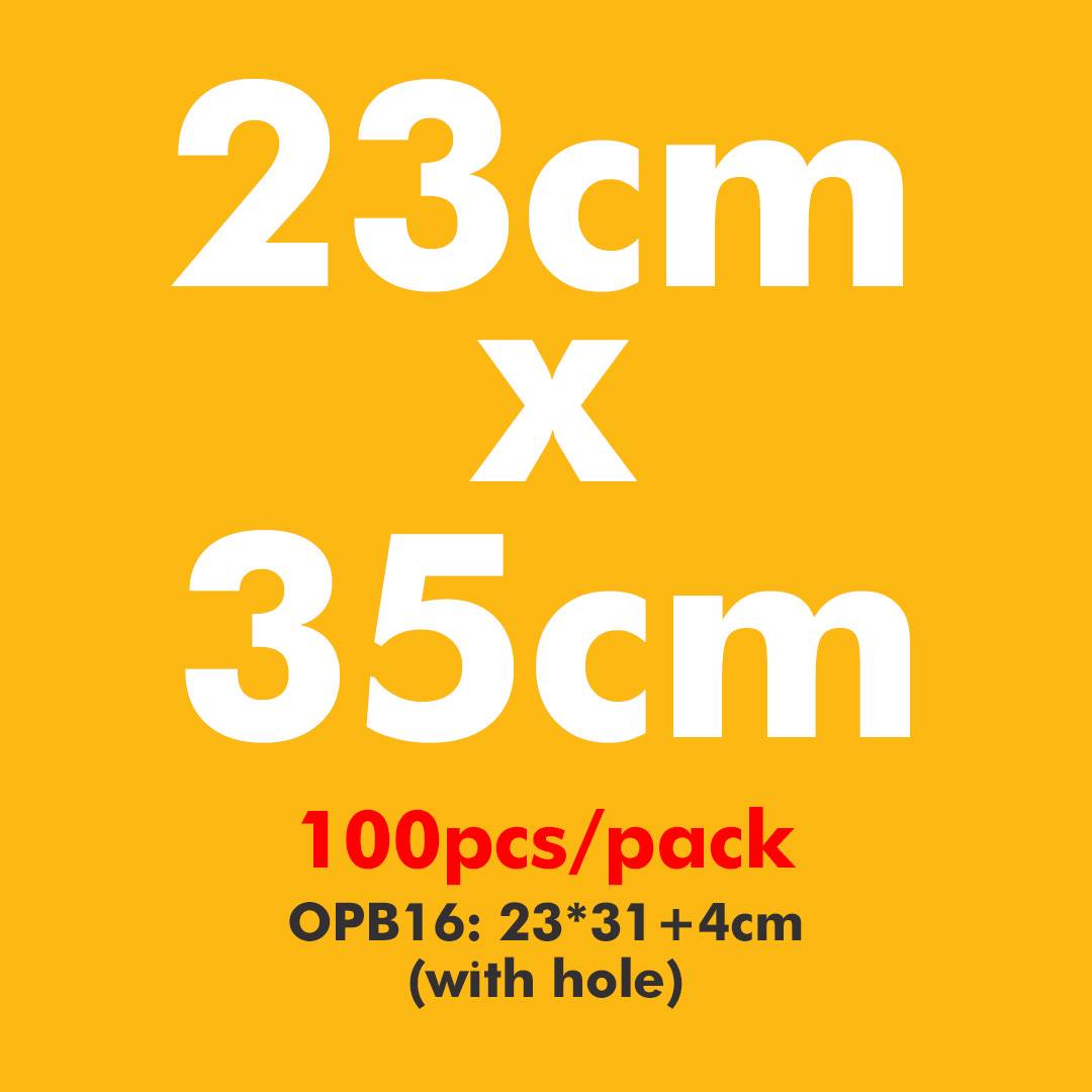 OPP Plastic Bag - 100/200pcs Per Pack