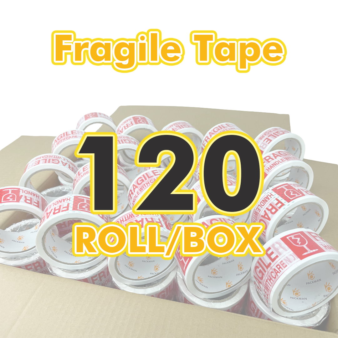 PACKMAN Fragile Tape 48mm*45mic*45m