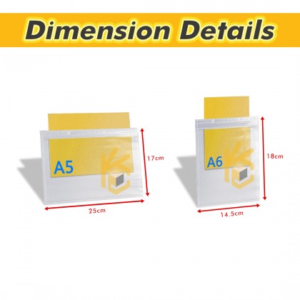 (1 PACK) Consignment Note Sticker Pocket 100pcs