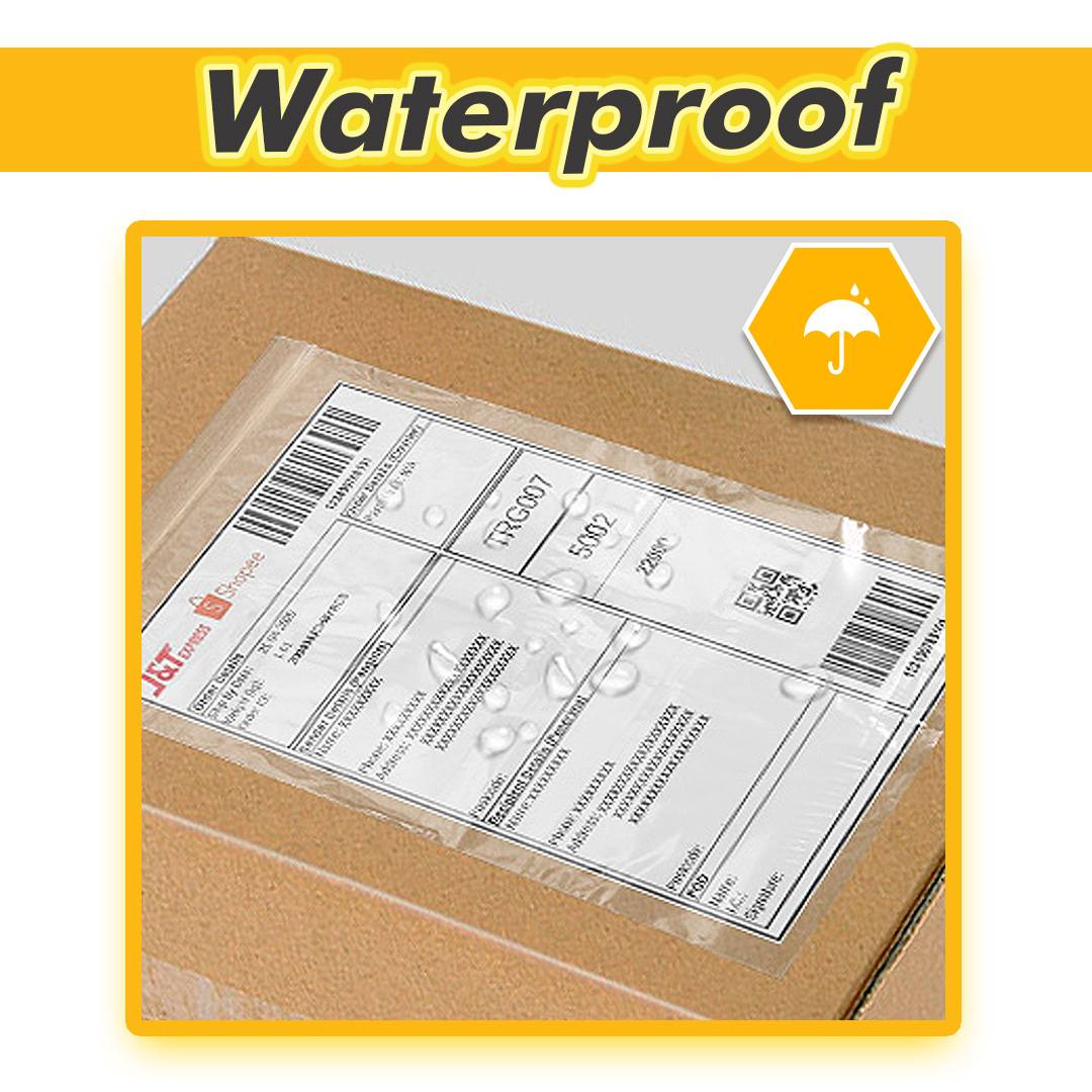 (1 PACK) Consignment Note Sticker Pocket 100pcs