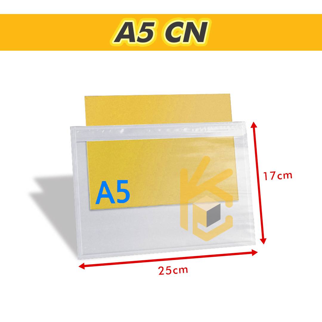 (1 PACK) Consignment Note Sticker Pocket 100pcs