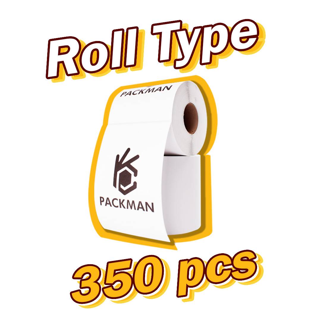 (Stack/Roll) Packman A6 Thermal Sticker Roll/Fold Type 100mm*150mm