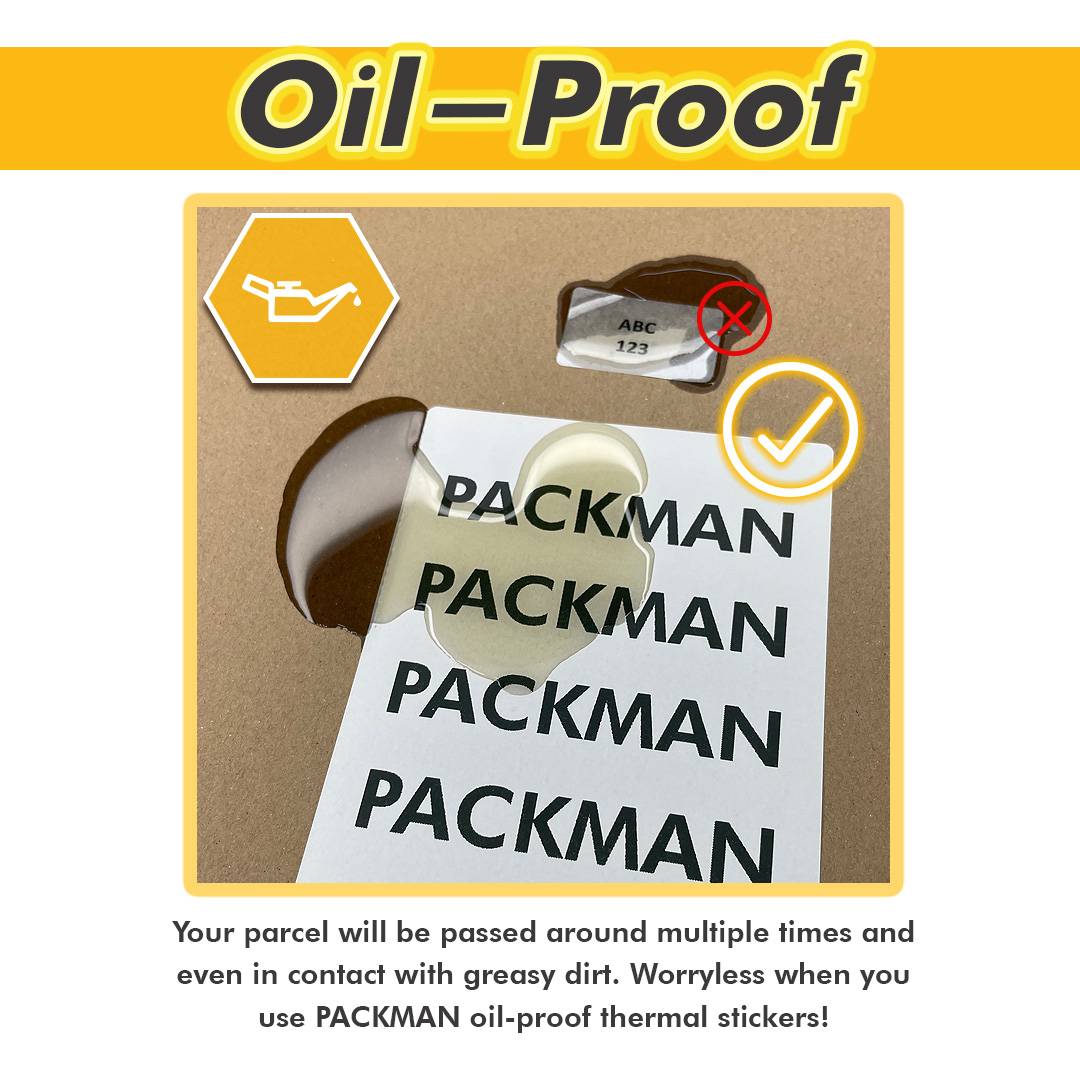 (Stack/Roll) Packman A6 Thermal Sticker Roll/Fold Type 100mm*150mm