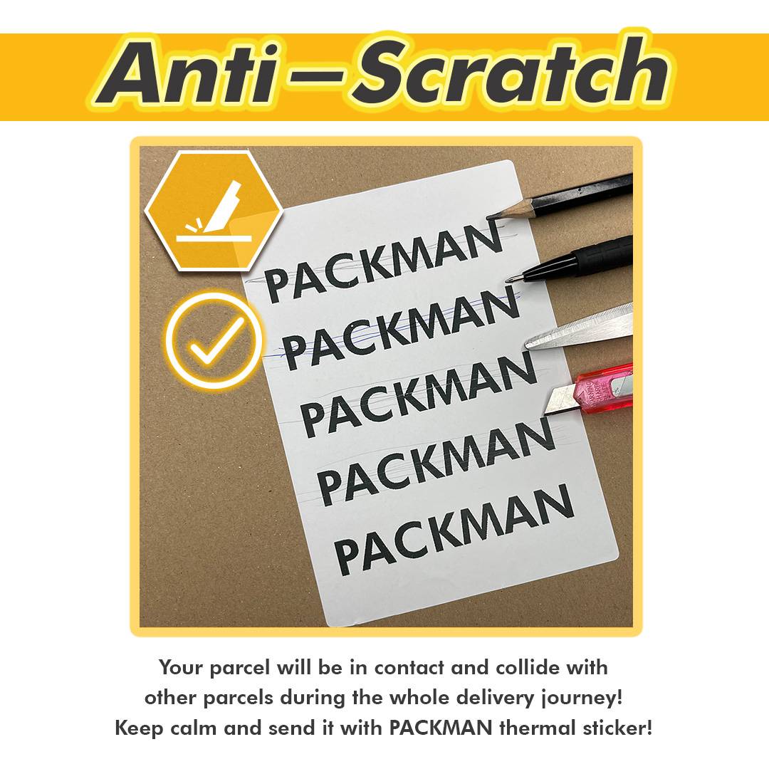 (Stack/Roll) Packman A6 Thermal Sticker Roll/Fold Type 100mm*150mm