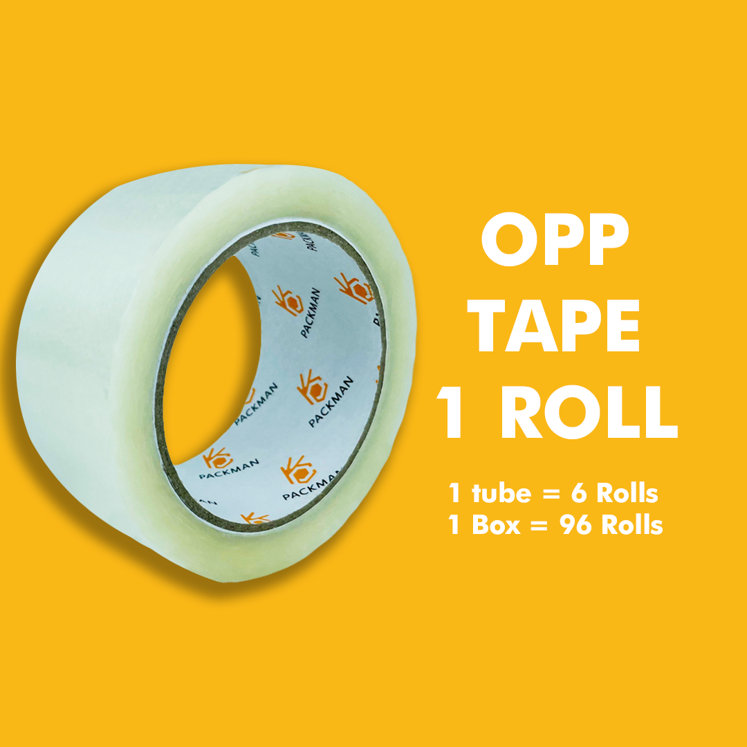 (1 UNIT) OPP Tape 48mm Fragile Tape 45mic X 48mm X 80m (90 YARDS)