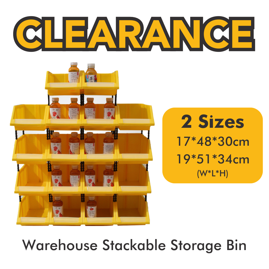 Stackable Storage Bin Basket Organizer Box Warehouse Office Rack